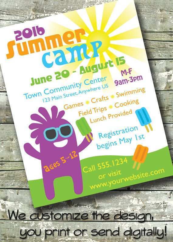 Field Day Flyer Template Cards Design Templates
