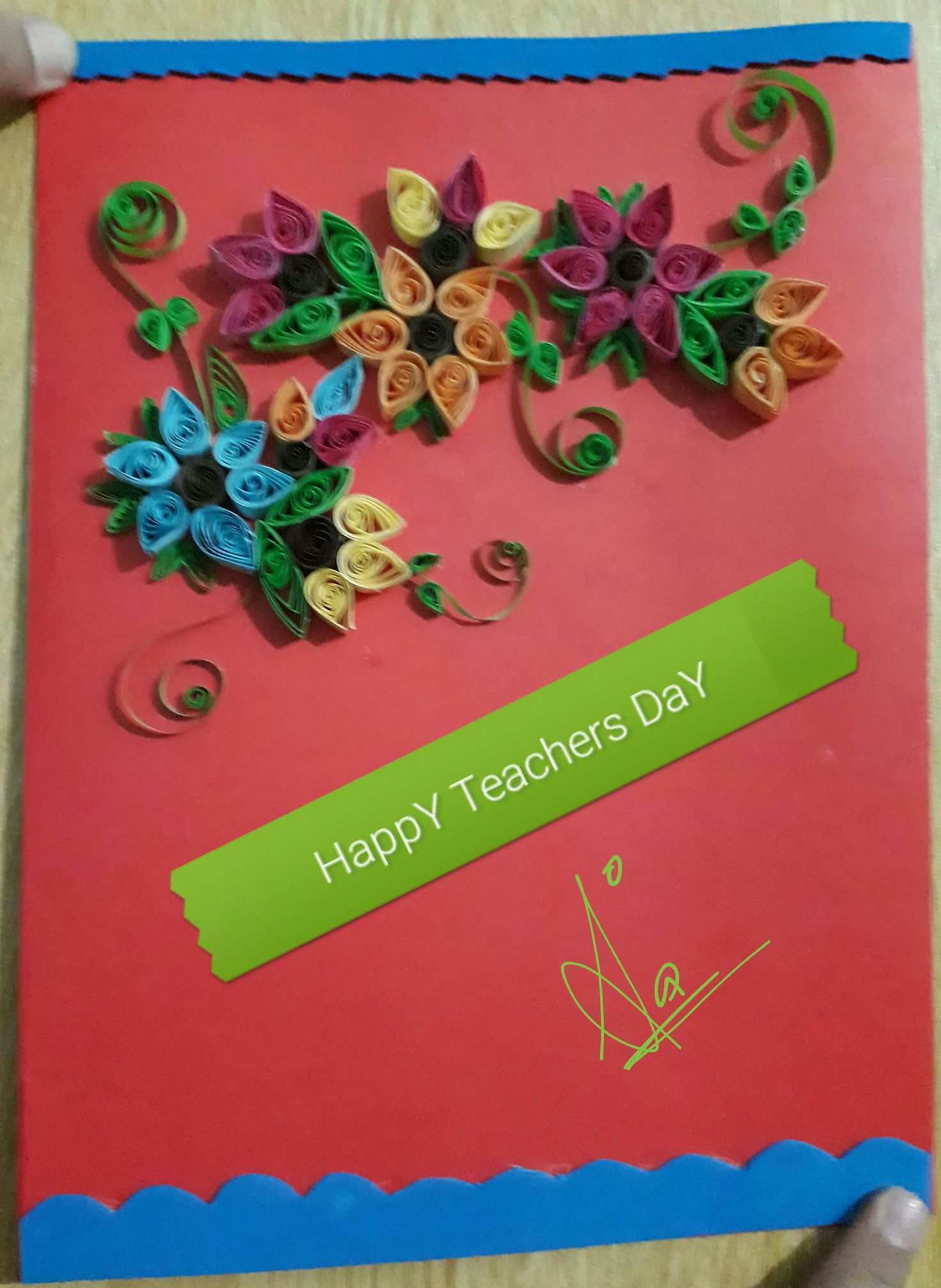13 Customize Card Template For Teachers Day Maker By Card Template For