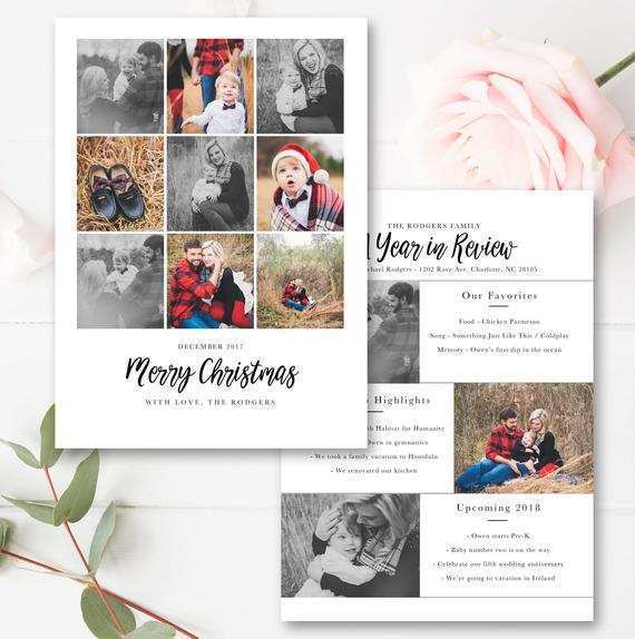 14 Adding 4X6 Christmas Photo Card Template Free PSD File For 4X6
