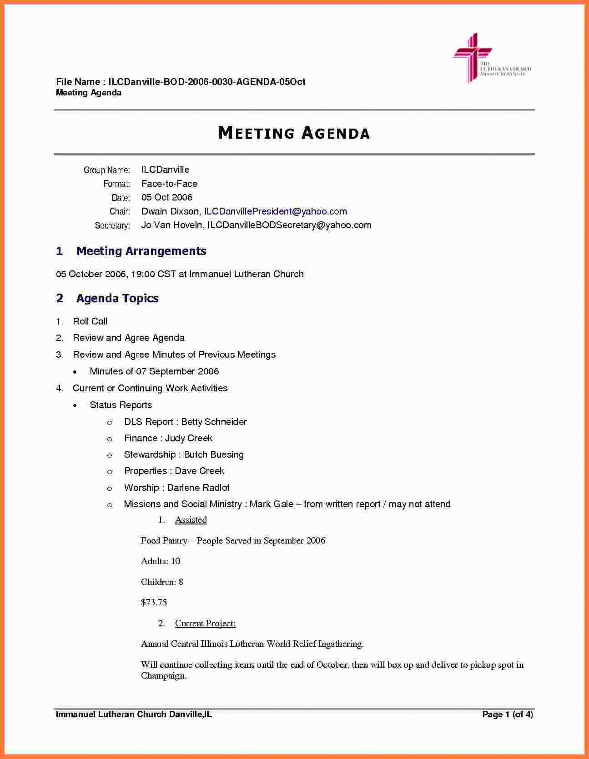 15 Creating Board Meeting Agenda Template Uk For Ms Word By Board 