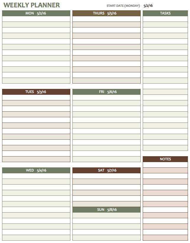 24 Creative School Planner Excel Template For Ms Word With School 