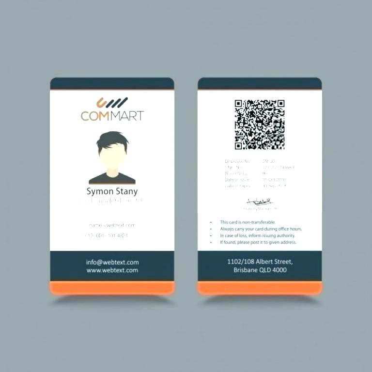 ID Card Excel Template