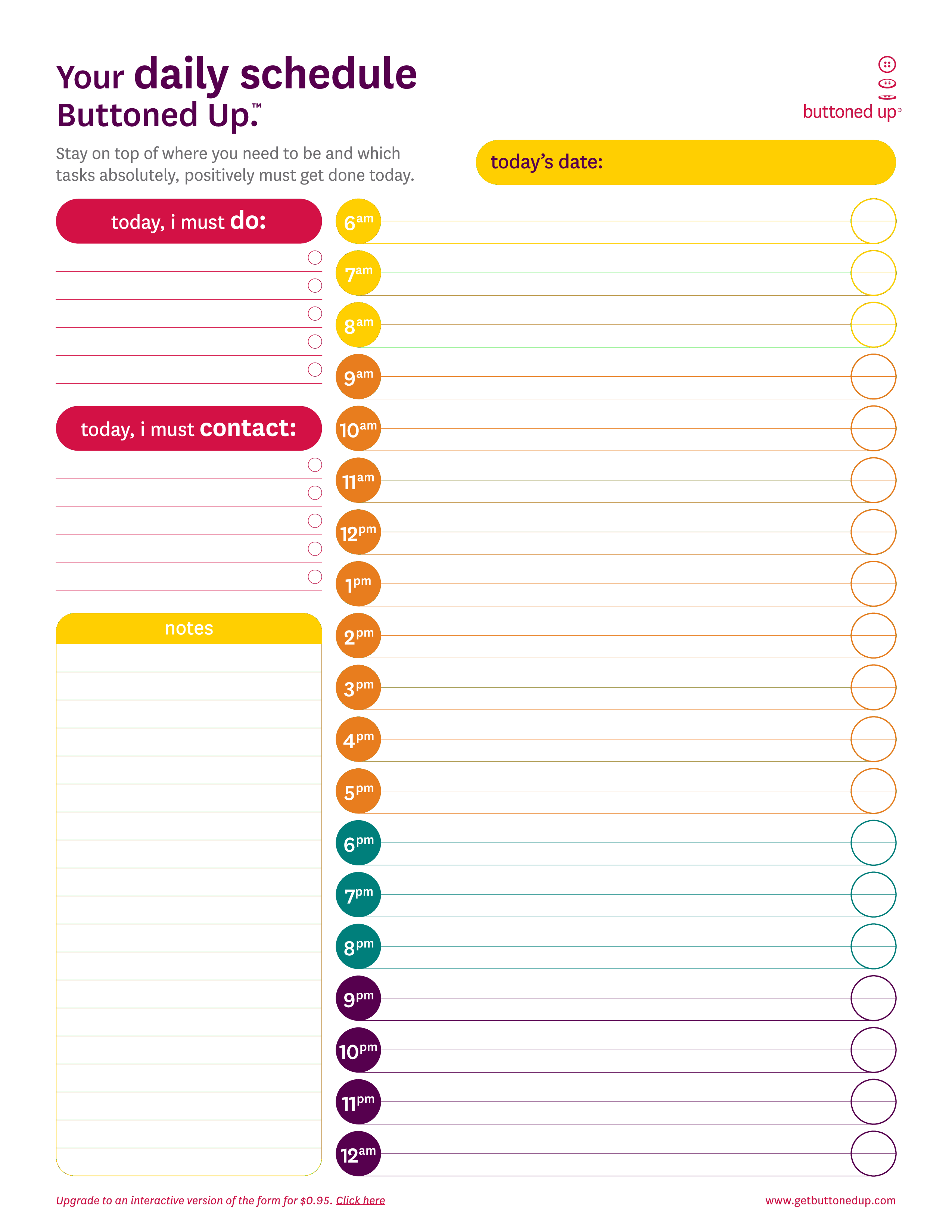 30 Best Daily Class Schedule Template Maker With Daily Class Schedule