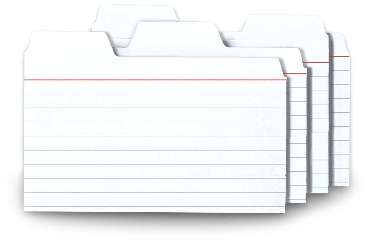 Index Card Template 5 X 8 Cards Design Templates