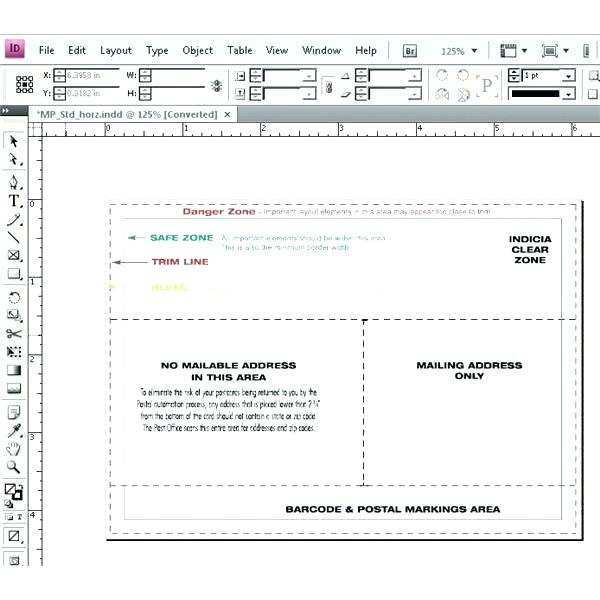 5X7 Postcard Template Indesign Cards Design Templates
