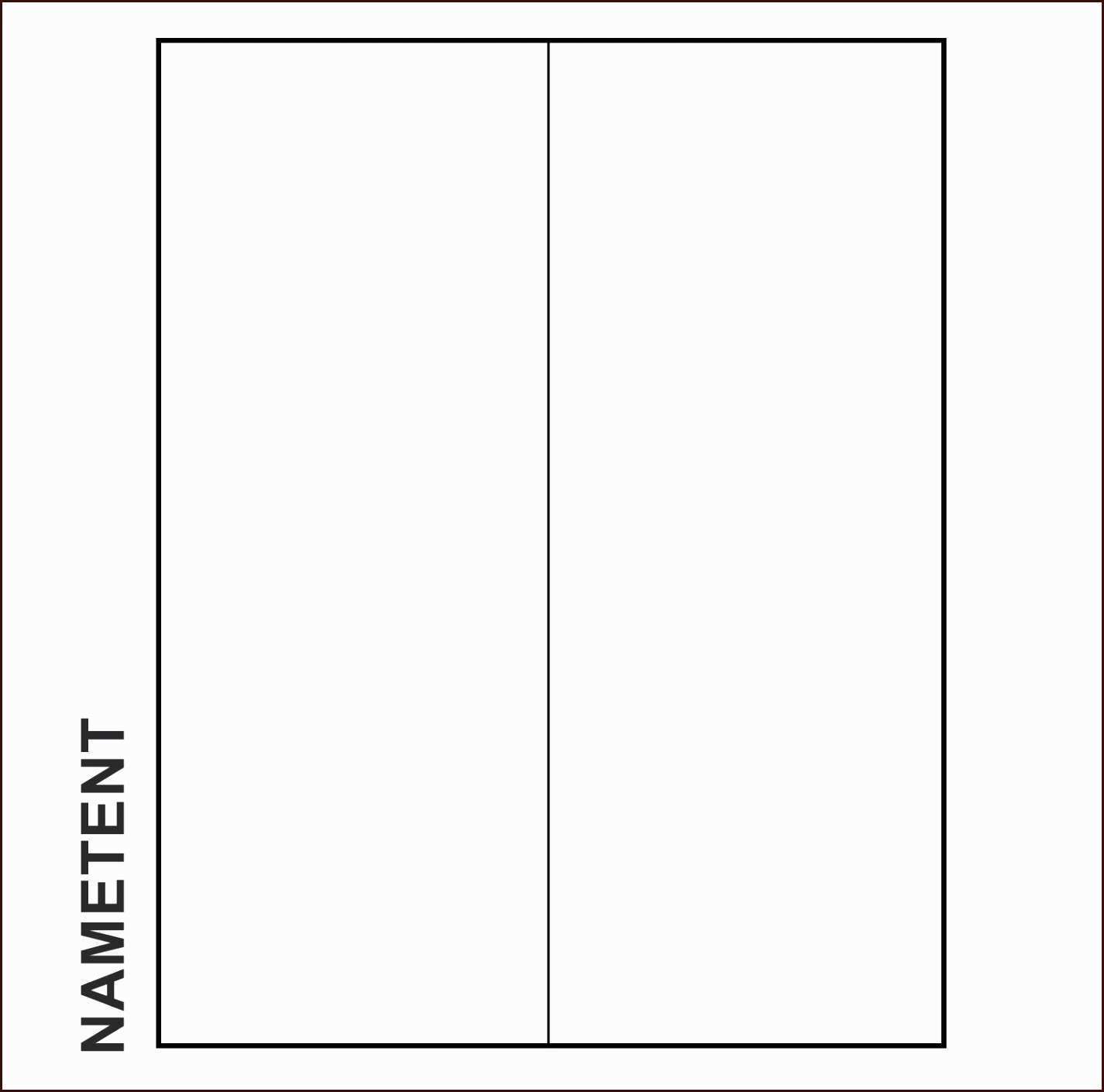 Tent Card Template 1 Per Sheet Cards Design Templates