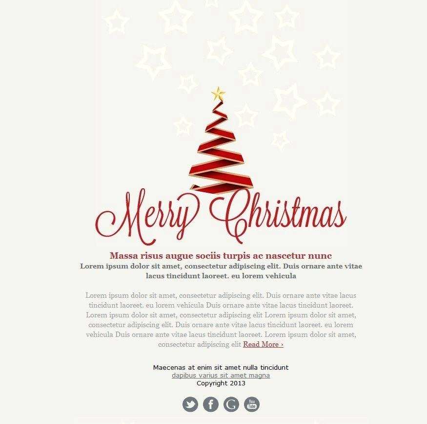 31 How To Create Christmas Card Email Template Outlook Formating By