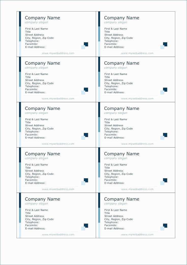 Free Avery Business Card Template 8871 Cards Design Templates