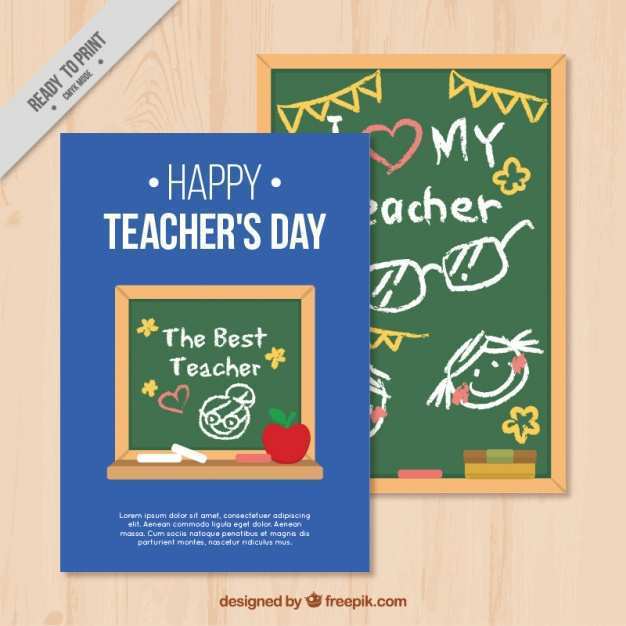 33 The Best Card Template For Teachers Day Formating By Card Template