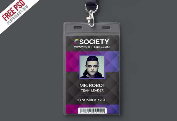 Id Card Design Template Gallery Security Guard Id Card Design Template 