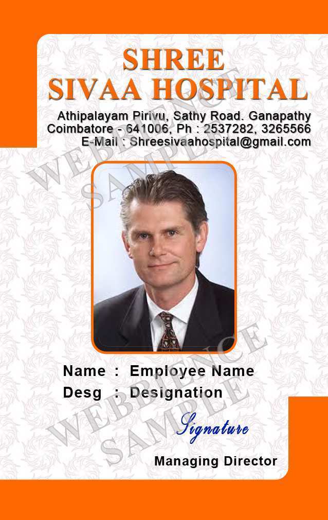 42 How To Create Id Card Template Portrait PSD File With Id Card 