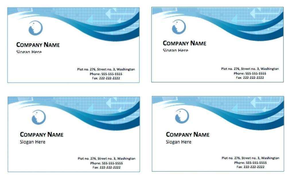 Name Card Design Template Word Cards Design Templates
