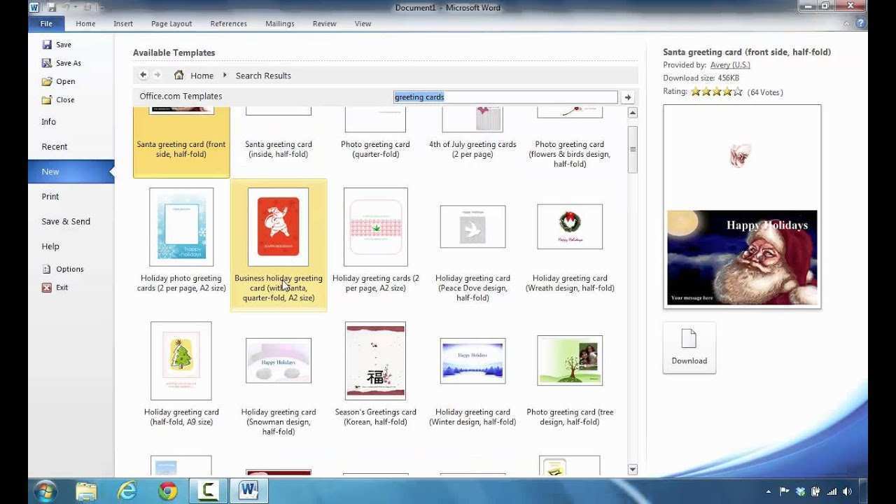 46 Format How To Make A Greeting Card Template In Word Templates For 