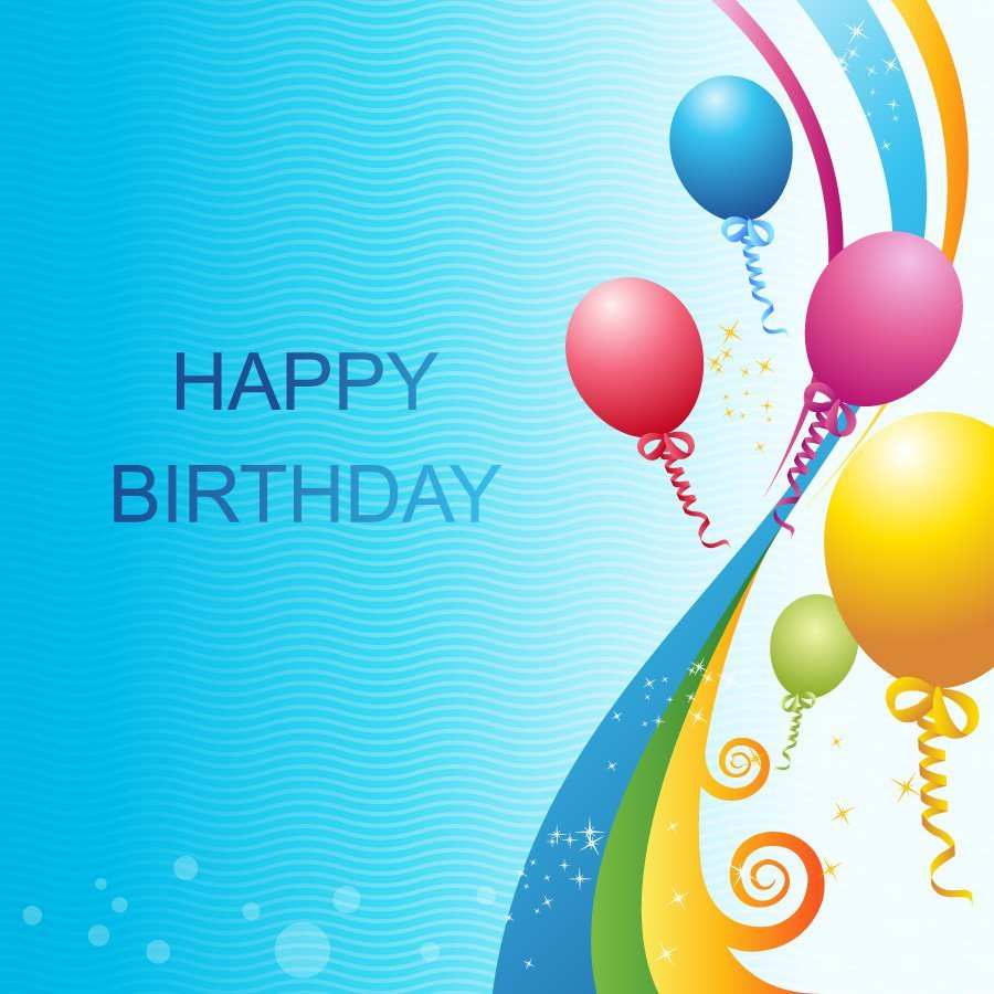 46 The Best Happy Birthday Card Template Printable PSD File With Happy 