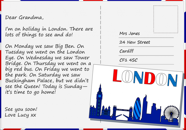 Postcard Format Essay Cards Design Templates