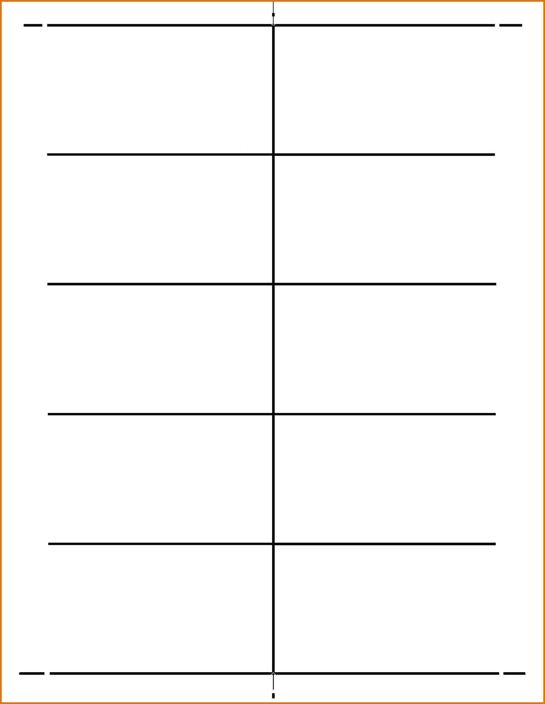Place Cards Word Template