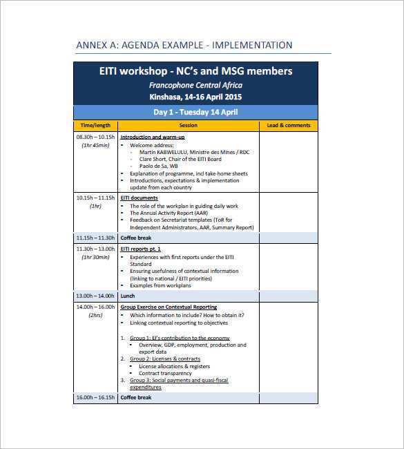 2 Day Meeting Agenda Template Cards Design Templates 2 Day Meeting Agenda Template Cards Design Templates