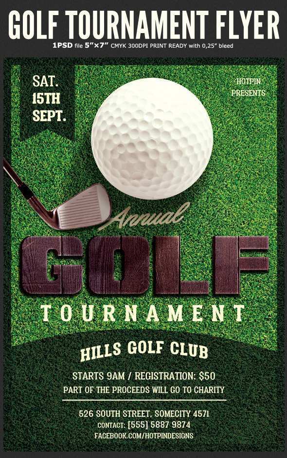 Golf Outing Flyer Template Free For Your Needs