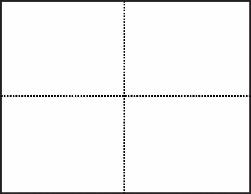 4X6 Labels 4 Per Sheet Template