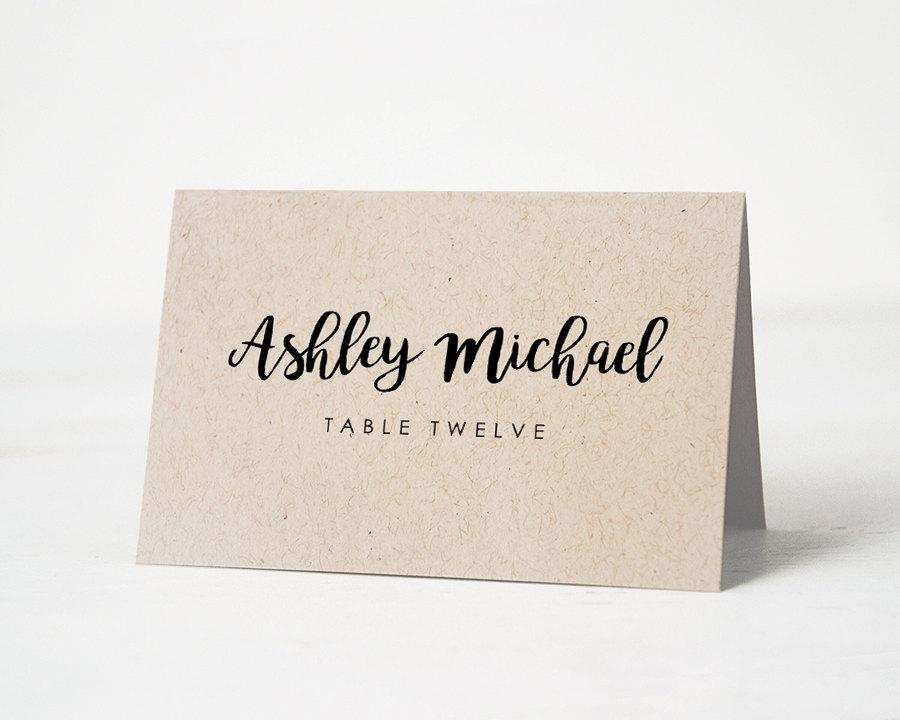 Name Card Template For Wedding Cards Design Templates