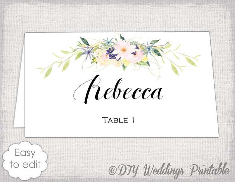 Get How To Make Place Cards In Word Pics
