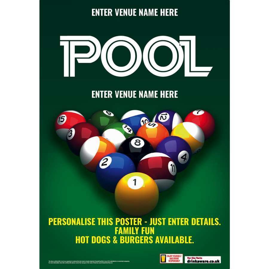 Free Pool Tournament Flyer Template Cards Design Templates