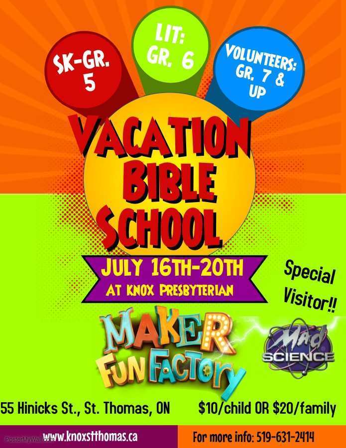 62 The Best Vbs Flyer Template With Stunning Design For Vbs Flyer