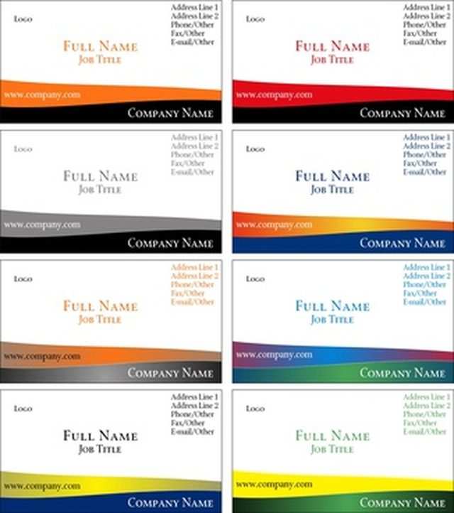 Avery Business Card Template 28878 Cards Design Templates