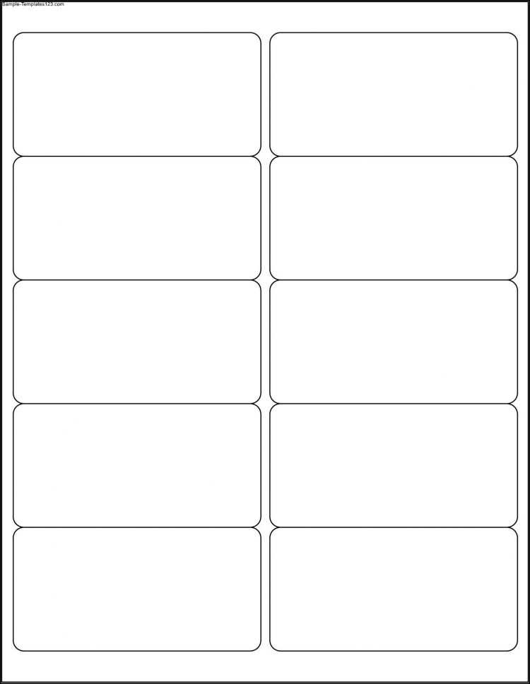 Avery Template 8371
