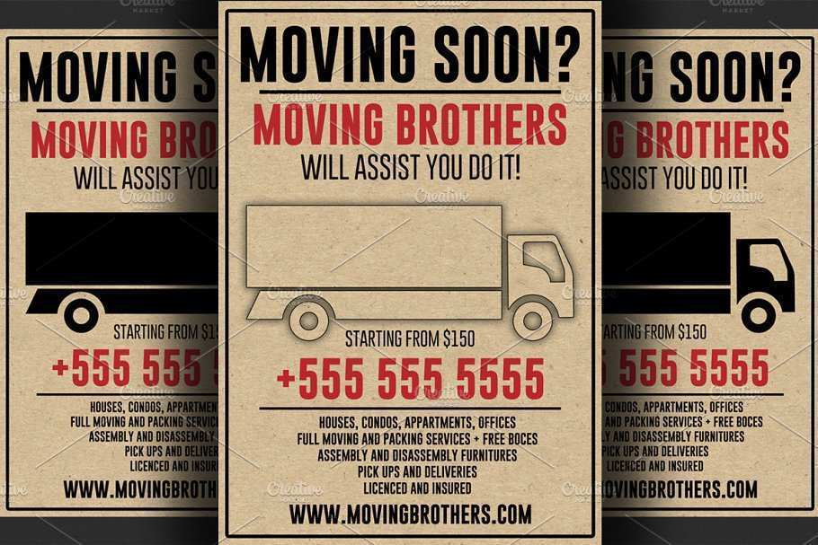 Moving Flyers Templates Free