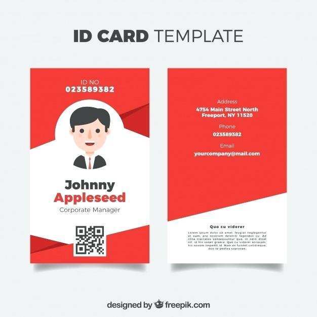 Id Card Template Free Download Word Database