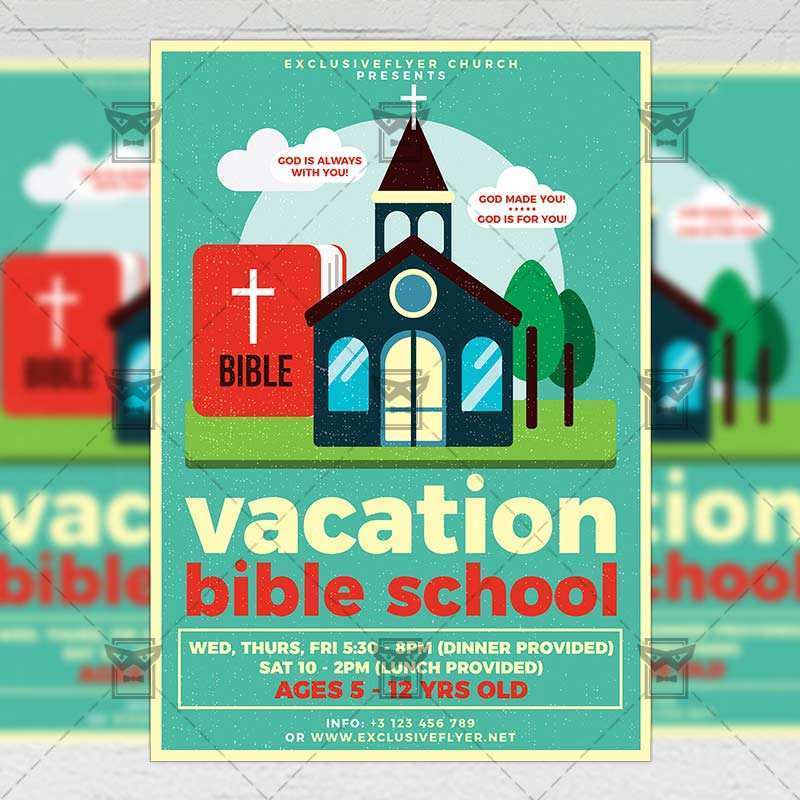 Vbs Flyer Template Free Printable Word Searches