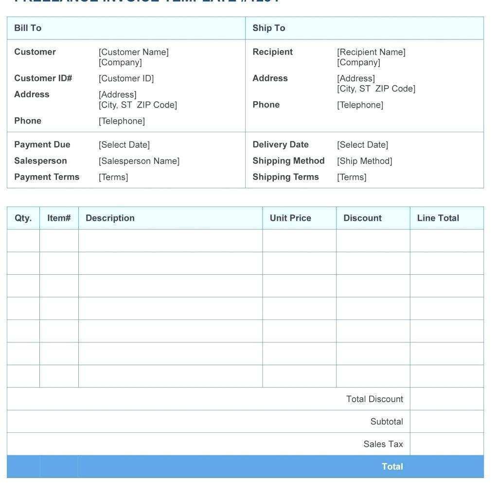 66 Blank Parts And Labor Invoice Template Free Templates With Parts And 