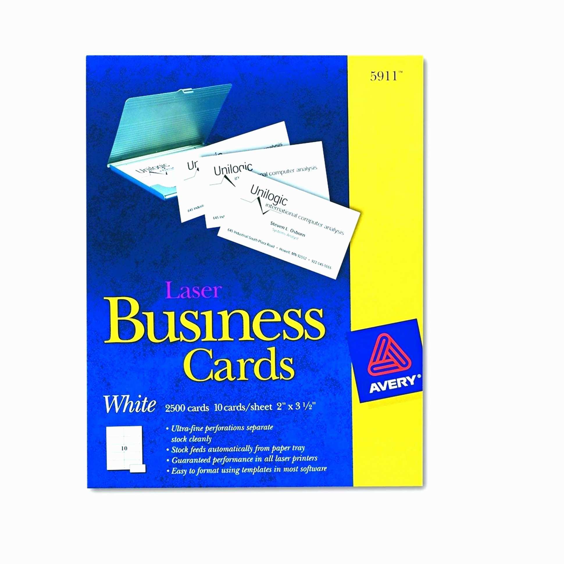 Avery Business Card Template 8859 Cards Design Templates