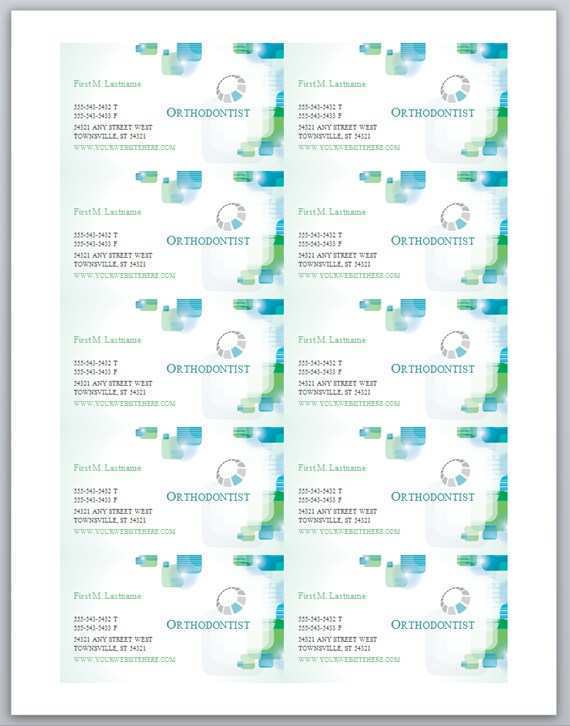 Avery Business Card Template 8471 Cards Design Templates