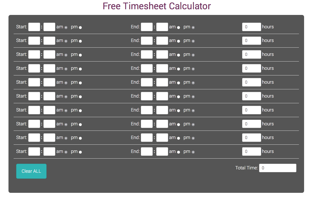 Time Card Calculator Template Excel Cards Design Templates Time Card Calculator Template Excel Cards Design Templates