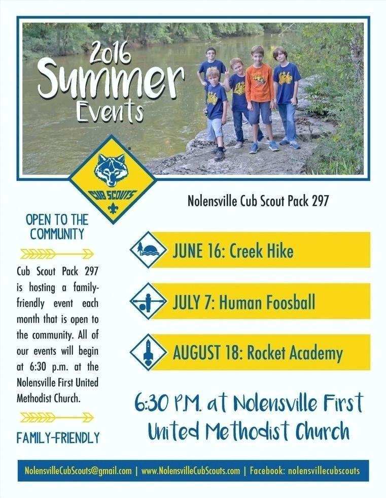 Cub Scout Flyer Template Cards Design Templates