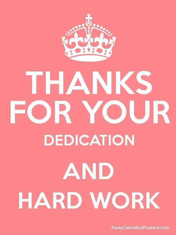 Thank You For Your Hard Work Card Template Cards Design Templates