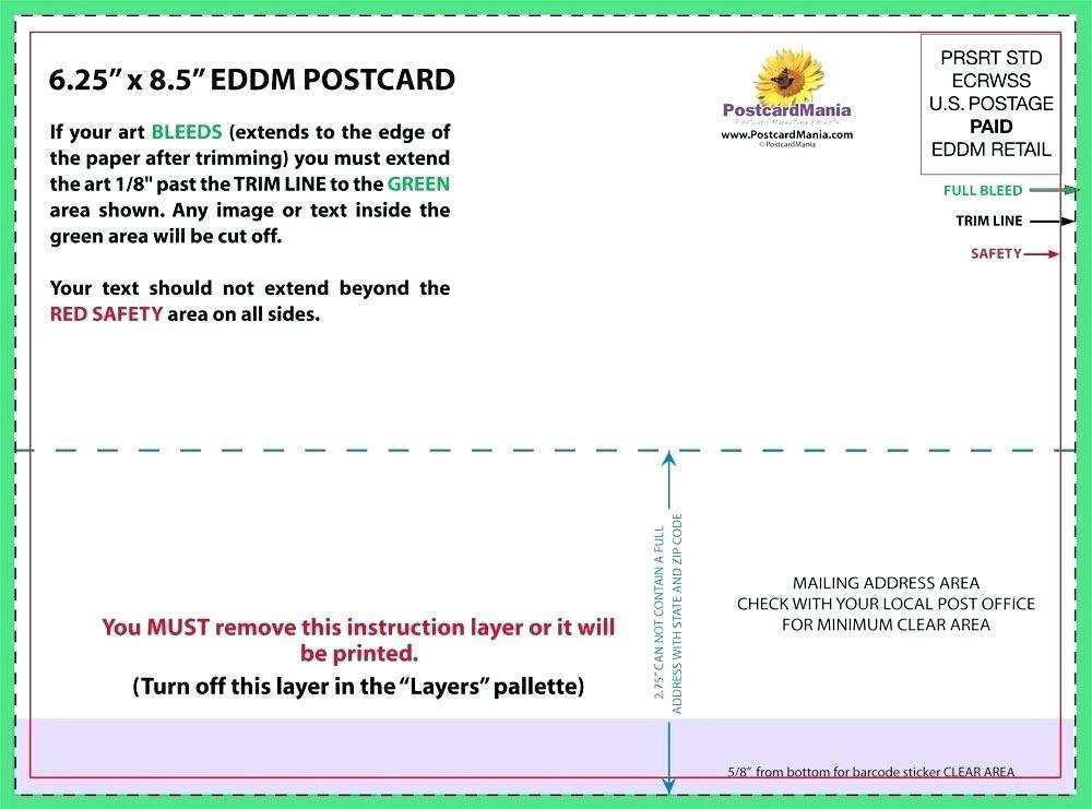 5X7 Postcard Template Publisher Cards Design Templates