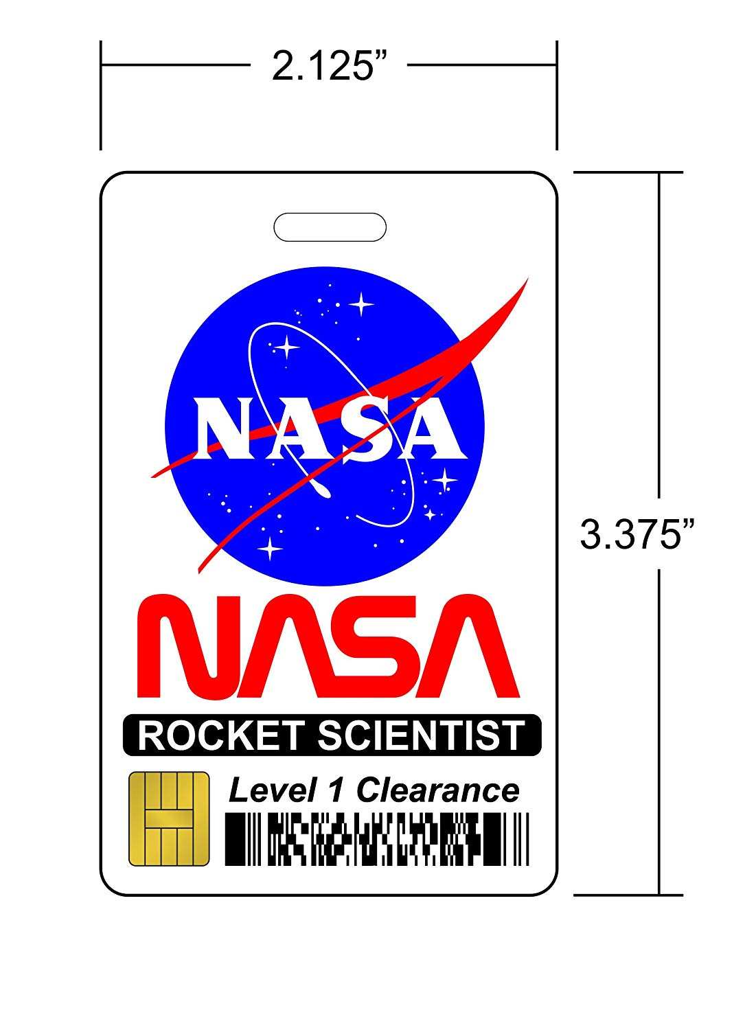 74 Online Nasa Id Card Template With Stunning Design By Nasa Id Card 