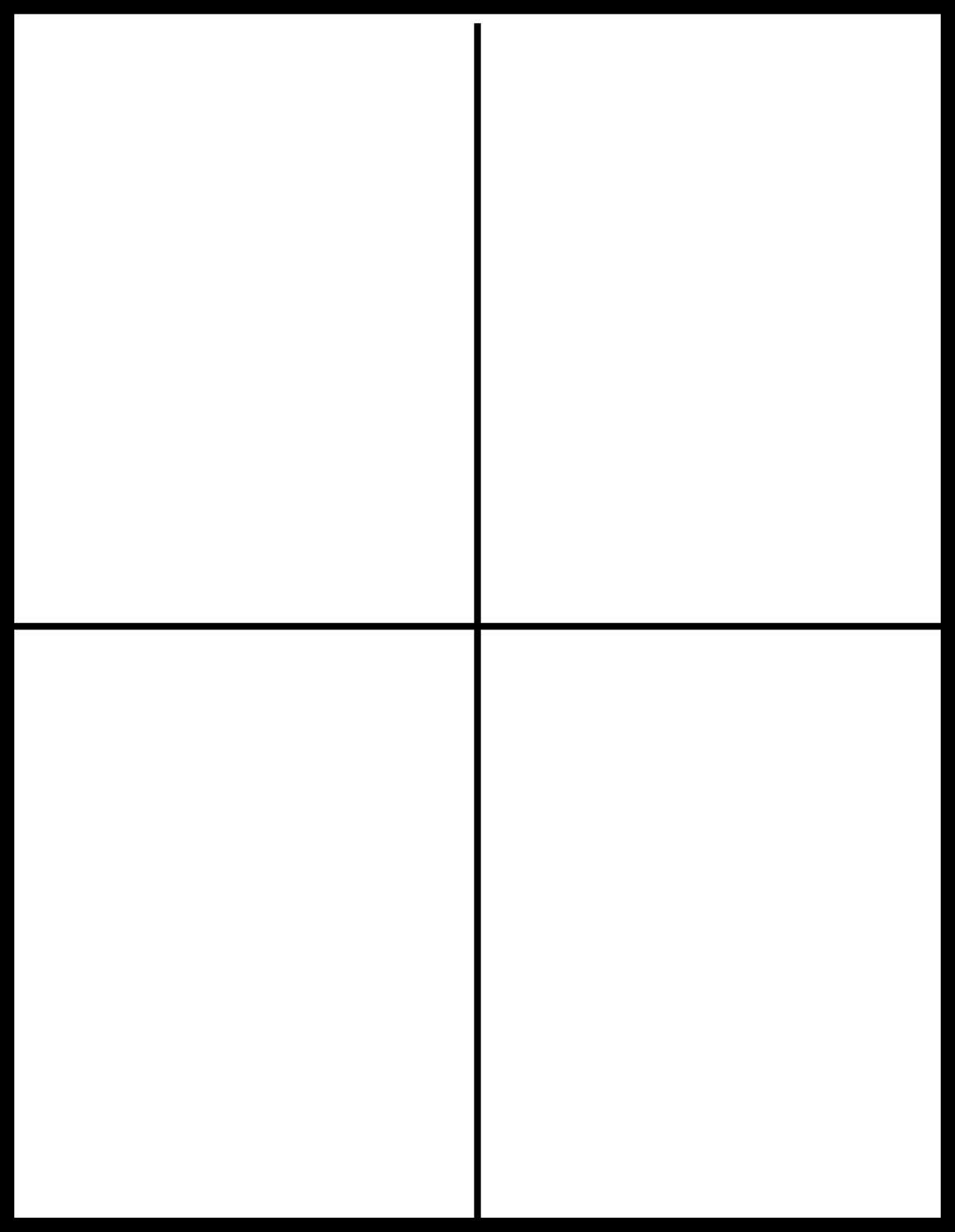 Blank Quarter Fold Card Template For Word Cards Design Templates