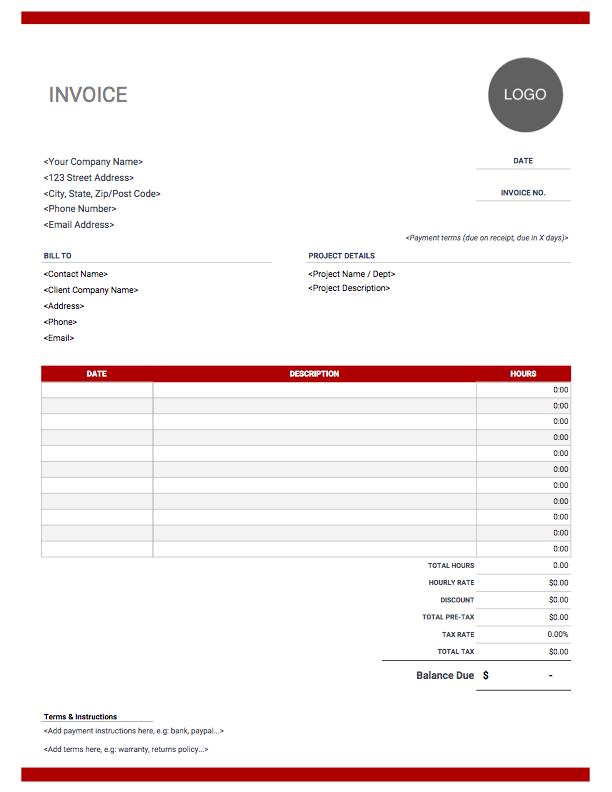 Freelance Stylist Invoice Template Cards Design Templates