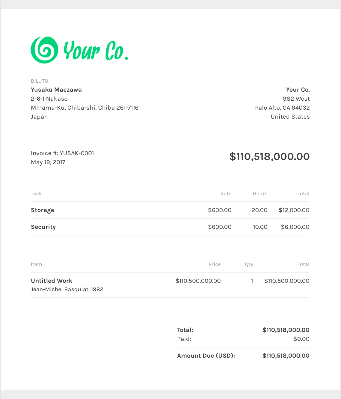 80 Printable Freelance Animation Invoice Template Templates By 