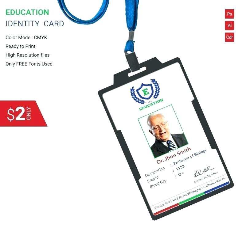 Faculty Id Card Template