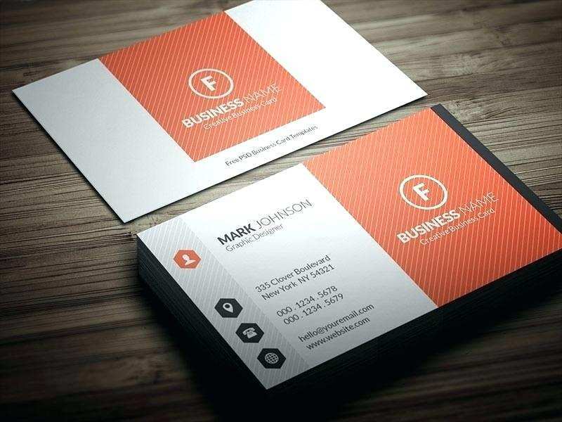 Blank Business Card Template Illustrator Qcardg