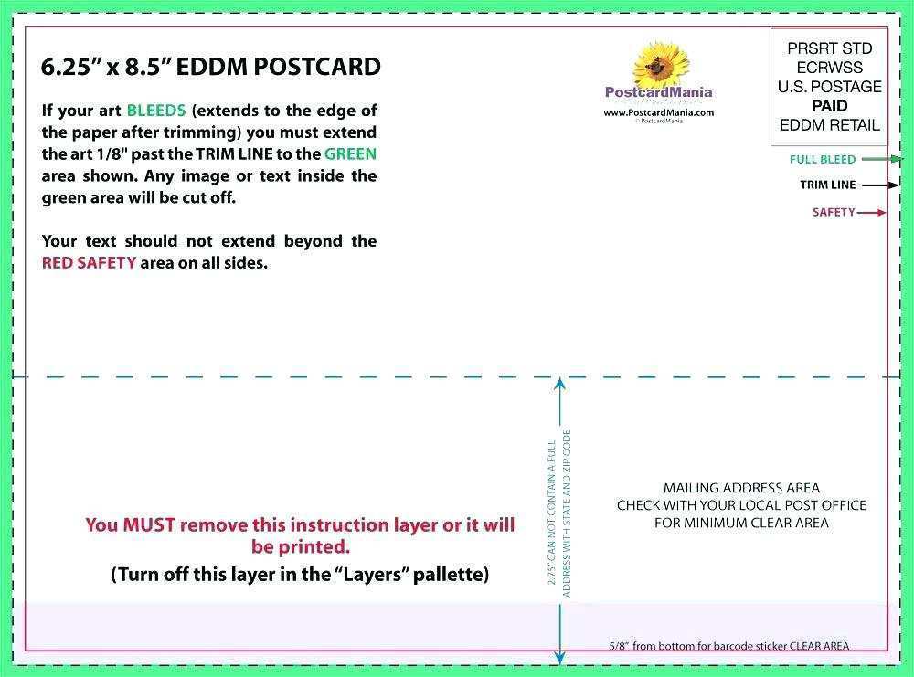 Vistaprint Postcard Template Illustrator Cards Design Templates