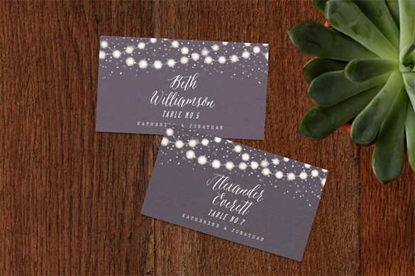 Folded Name Card Template Word Cards Design Templates
