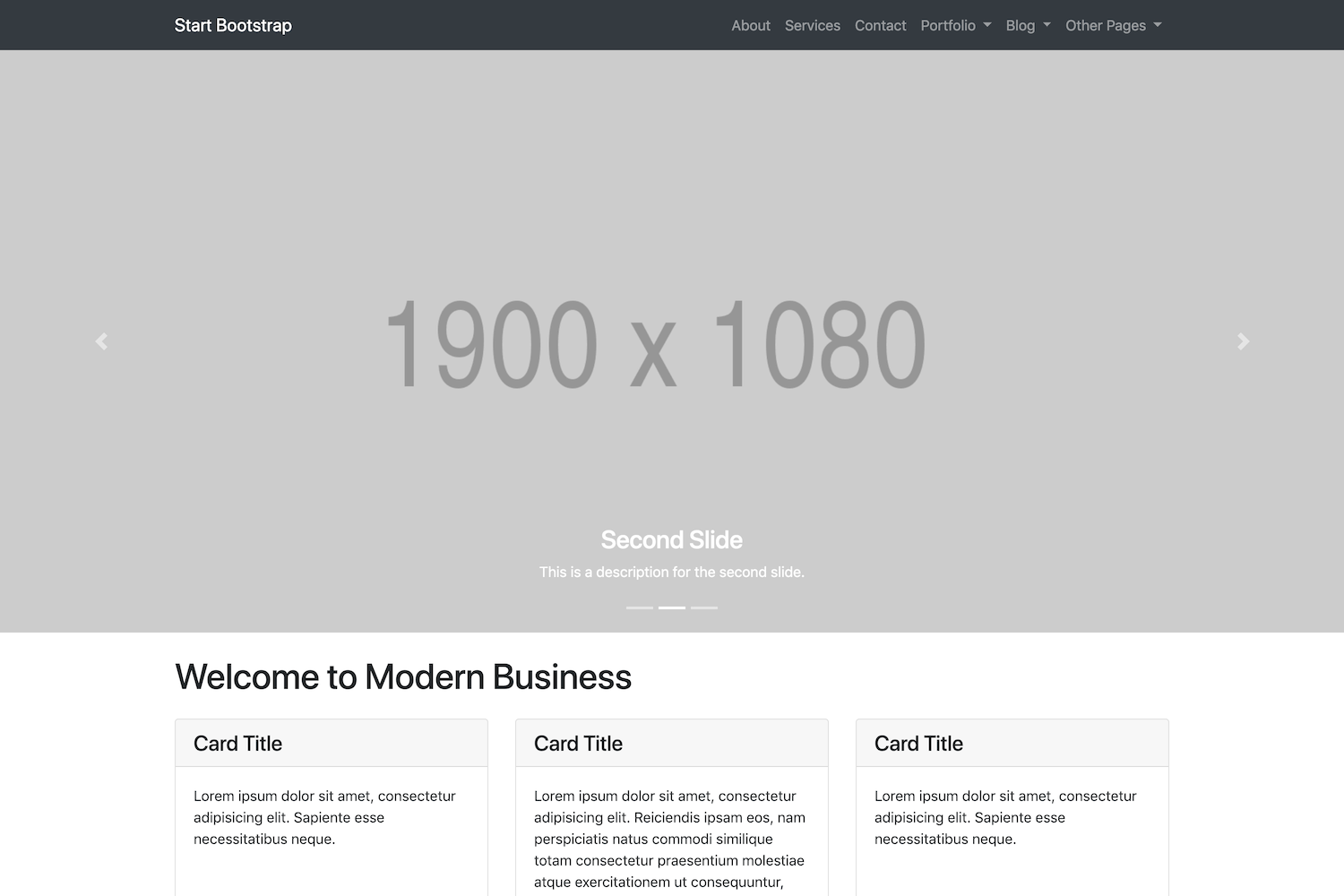 Business Card Template Bootstrap Cards Design Templates