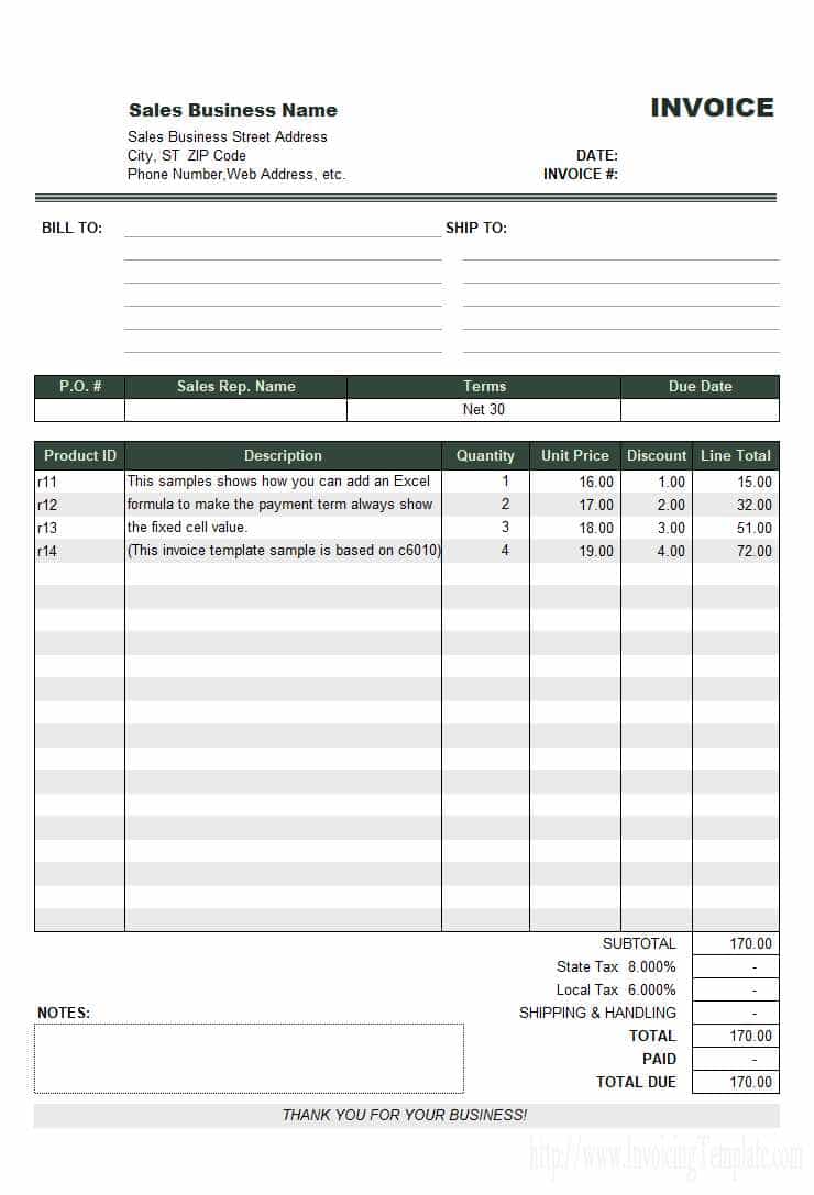 Limited Company Invoice Template Uk Cards Design Templates