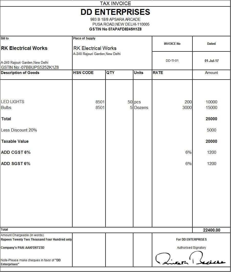 Gst Invoice Format Pdf Cards Design Templates Gst Invoice Format Pdf Cards Design Templates
